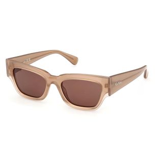 Max Mara Lunettes de soleil Mm0211 - unisex - Accessoires - Beige - Taille: 52 MM