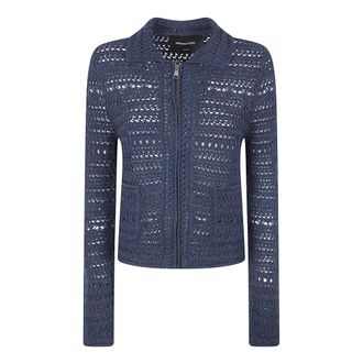 Fabiana Filippi Hemdjacken - - Knitwear - Damen - Blau - M