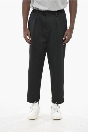 Marni Textured Fabric 4-Pocket Trousers With Belt Loops size 42