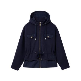 Liu Jo Jersey Jacke - - Jackets - Damen - Blau - S