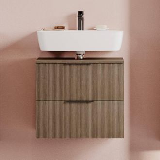 Held Möbel home24 Waschbeckenunterschrank Typ B 60 x 54 x 35cm Braun