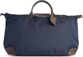 Longchamp Xl Sac de voyage en toile recycl&eacute;e bleue de Boxford