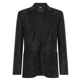 Billionaire Boys Club Blazer Brocade Strass - - Jackets - Herren - Schwarzk - 4XL