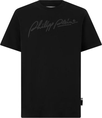 Philipp Plein T-shirt &agrave; col rond - Homme - Tops - Noir - Taille: XL