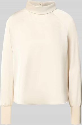 Zero Regular Fit Blusenshirt mit Stehkragen und r&uuml;ckseitigem Knopfverschluss