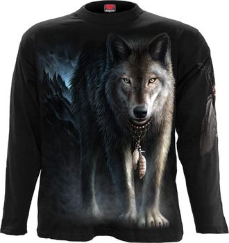 Spiral from Darkness M&auml;nner Langarmshirt schwarz L 100% Baumwolle Gothic, Streetwear