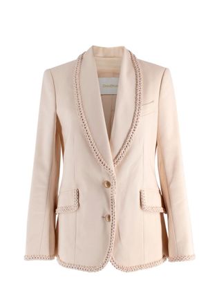 Zimmermann Beige Braided Trim Blazer Size S