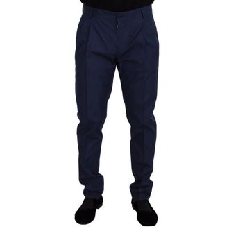 Dolce & Gabbana Klassische Bundfaltenhose - - Trousers - Herren - Blau - L