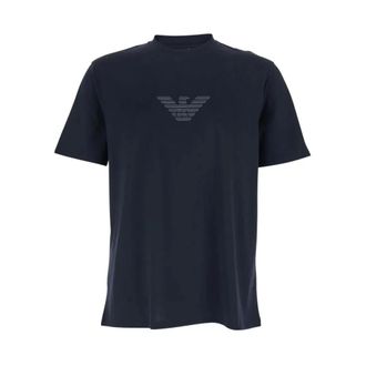 Emporio Armani Homme, Tops, Bleu, Taille: 3XL Mb561 Navy Eagle Logo
