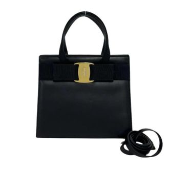 Ferragamo Pre-owned Leder 2way Handtasche - - Pre-owned - Damen - Schwarzk - ONE SIZE