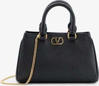 Valentino Garavani VLogo Signature Mini Leather Handbag - VALENTINO GARAVANI - gender_Woman