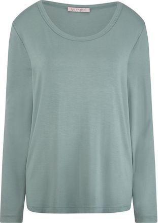 Hautnah Langes Jersey-Schlafshirt Hautnah grün