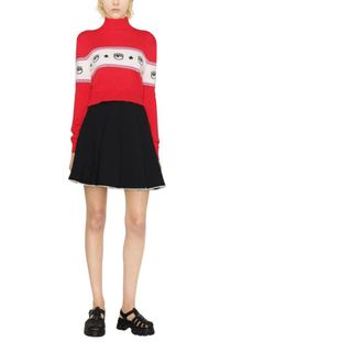 Chiara Ferragni Damen, Strickwaren, Rot, MGr&ouml;&szlig;e