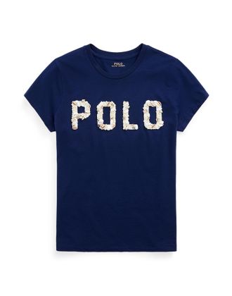 Ralph Lauren SEASHELL LOGO COTTON JERSEY TEE