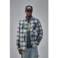 Amiri Quad Bleach Flannel Shirt