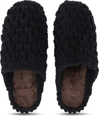 UZURII Slipper & Pantoletten - Pantoffeln Cosy black - Gr. 45 (EU) - in Schwarz - f&uuml;r Damen
