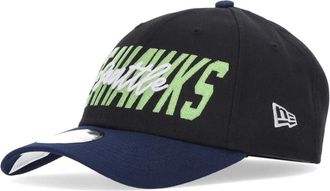 New Era Seattle Seahawks Gebogener Schirmkappe - - Accessories - Herren - Schwarzk - ONE SIZE