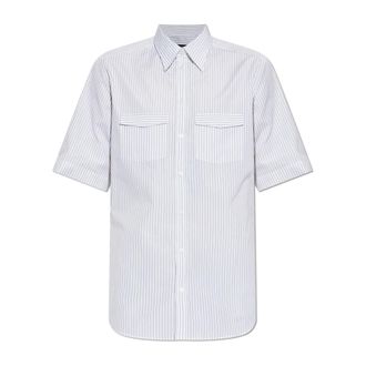Dolce & Gabbana Gestreiftes Hemd - - Shirts - Herren - Wei&szlig; - L