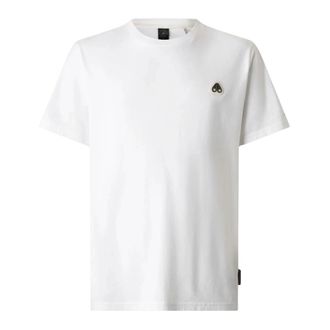 Moose Knuckles Homme, Tops, Blanc, Taille: M Crescent T-Shirt