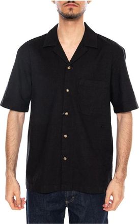 Elvine Homme, Chemises, Noir, Taille: M Short Sleeve Chemises
