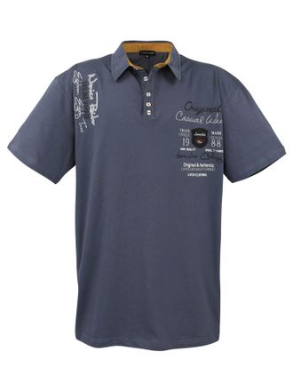 Lavecchia Übergrößen Poloshirt Herren Polo Shirts Kurzarm Shirt LV-610 (Anthrazit, 6XL)