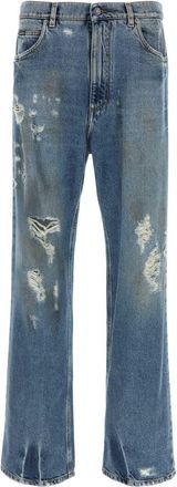 Dolce & Gabbana Denim-Jeans mit weitem Bein