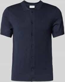 Lindbergh Slim Fit Freizeithemd mit Logo-Stitching Modell Ecovero