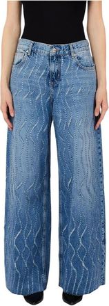 Liu Jo Femme, Jeans, Bleu, Taille: W29 Wide Leg Jeans