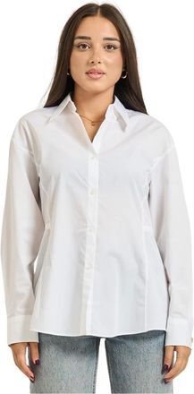 HUGO BOSS Femme, Blouses et Chemises, Blanc, Taille: 40 FR Etnaa Cotton Shirt