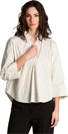 Emme Di Marella Emme DI Marella, Femme, Blouses et Chemises, Beige, Taille: 42 FR Adorno Shirt