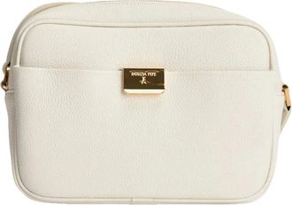 Patrizia Pepe Sac bandouli&egrave;re All Day en cuir - Femme - Sacs - Blanc - Taille: ONE Size