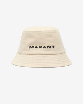 Isabel Marant Chapeau Haley - Homme - &Eacute;cru Et Noir - Taille 58 - Isabel Marant