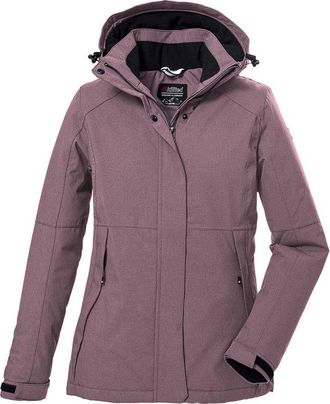 Killtec Outdoorjacke KOW 37 WMN JCKT Wasserdichte Damen Funktionsjacke mit abnehmbarer Kapuze