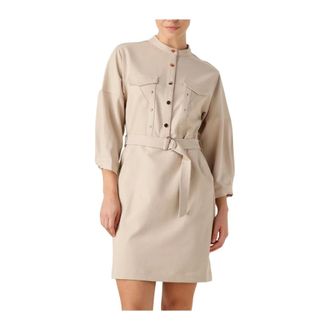 Aaiko Damen, Kleider, Beige, MGr&ouml;&szlig;e