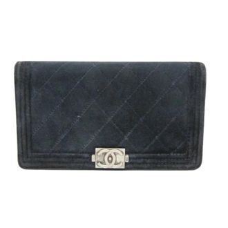 Chanel Pre-owned Boy Long Wallet - - Pre-owned - Damen - Blau - ONE SIZE