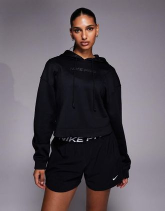 Nike Nike - Pro Training - Kapuzenpullover in Schwarz