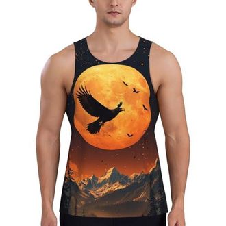 Generic D&eacute;bardeur respirant &agrave; s&eacute;chage rapide sans manches pour homme pour entra&icirc;nement &agrave; la plage S &agrave; 4XL, Pygargue &agrave; t&ecirc;te blanche 8, 3XL