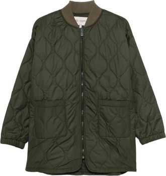 AG - Adriano Goldschmied Femme, Vestes, Vert, Taille: 36 FR Manteau matelass&eacute; oversized