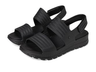 Skechers Foamies Arch Fit Footsteps Sunny Days Sandalen f&uuml;r Damen, Schwarz, 39 EU