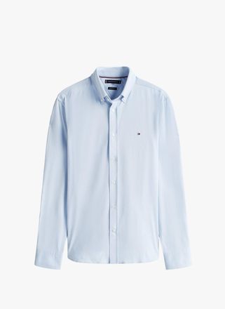 Tommy Hilfiger Chemise droite en coton m&eacute;lang&eacute;