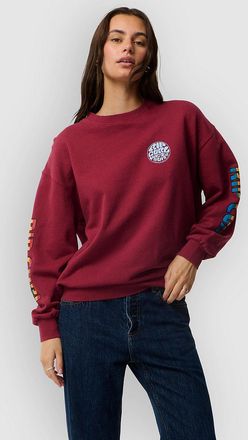 Rip Curl Sg Heritage Oversized Fleece Pullover plum
