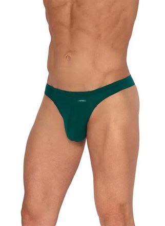 Olaf Benz Herren Ministring gr&uuml;n Mikrofaser unifarben