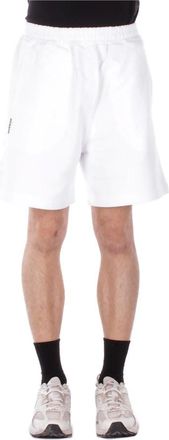 Dondup Homme, Sport, Blanc, Taille: XL Bermuda de surv&ecirc;tement coupe regular en molleton