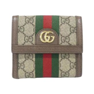 Gucci Portefeuille Ophidia Pre-owned (bi-pli) - Femme - Pre-owned - Beige - Taille: ONE Size