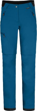 Bergson TESSE Zipp-Off | Damen Softshellhose, Winddicht, strapazierfähig, Blue Sapphire [307], 40 - Damen