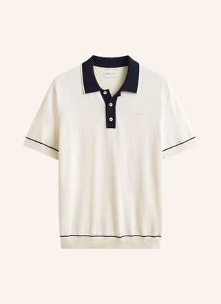 GANT Strick-Poloshirt beige