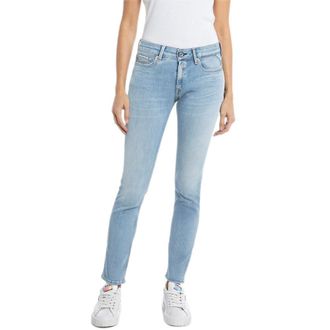 Replay Damen Jeans New Luz Skinny-Fit, Medium Blue 009-2 (Blau), 24W / 28L