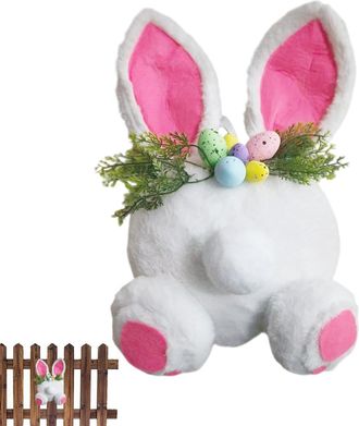 Generic Osterkranz - Kr&auml;nze f&uuml;r Kaninchen, Cartoon-, Osterkranz f&uuml;r Vordert&uuml;r, Blumengirlande f&uuml;r Kaninchen, T&uuml;rdekoration f&uuml;r, im Freien, L