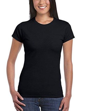 Gildan T-shirt - Manches courtes Femme - Noir - M