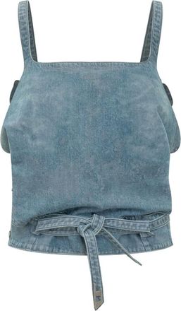 Diesel Femme, Tops, Beige, Taille: 38 FR Top en denim